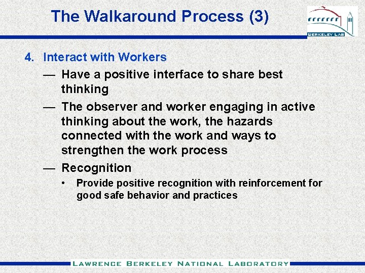 EHS 27 Performing an Effective Safety Walkaround Engineering