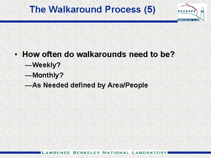 EHS 27 Performing an Effective Safety Walkaround Engineering