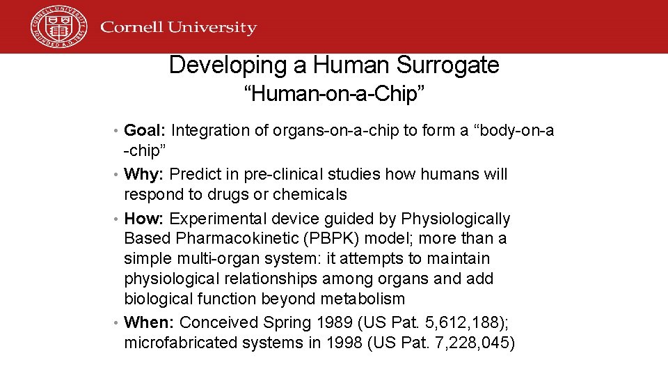 Lush Prize 2015 BodyonaChip In vitro Human Models