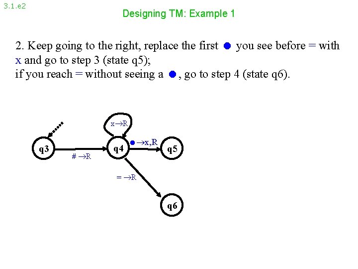 CSC 4170 Theory of Computation Turing Machines Section
