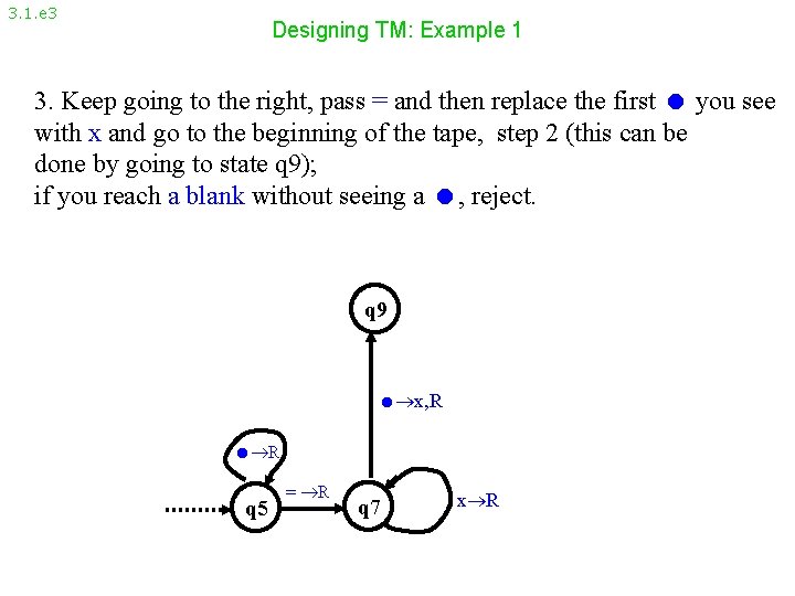 CSC 4170 Theory of Computation Turing Machines Section