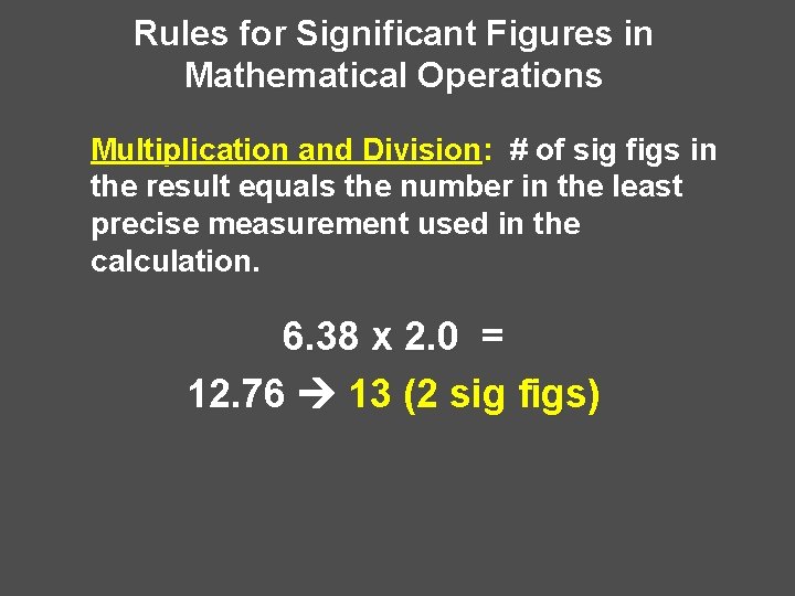 Chapter 2 Measurements and Calculations 2 2 Units
