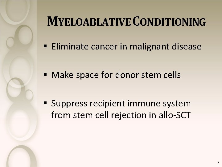 BONE MARROW TRANSPLANT CHEMOTHERAPY Jenny Li Pharm D