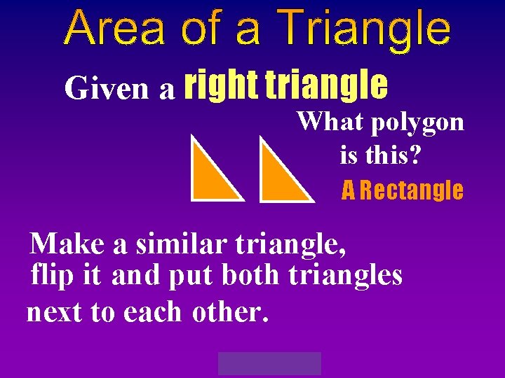 Standards CCSS 6 G 1 Find the area