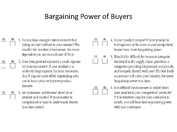 Porters Five Forces of Industry Competitiveness Substitution Threat