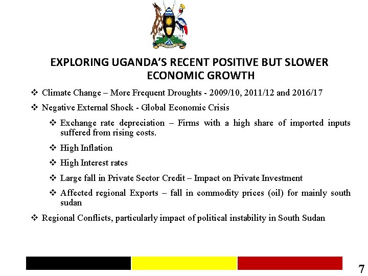 ACCELERATING UGANDAS ECONOMIC GROWTH MOMENTUM Dr Albert Musisi