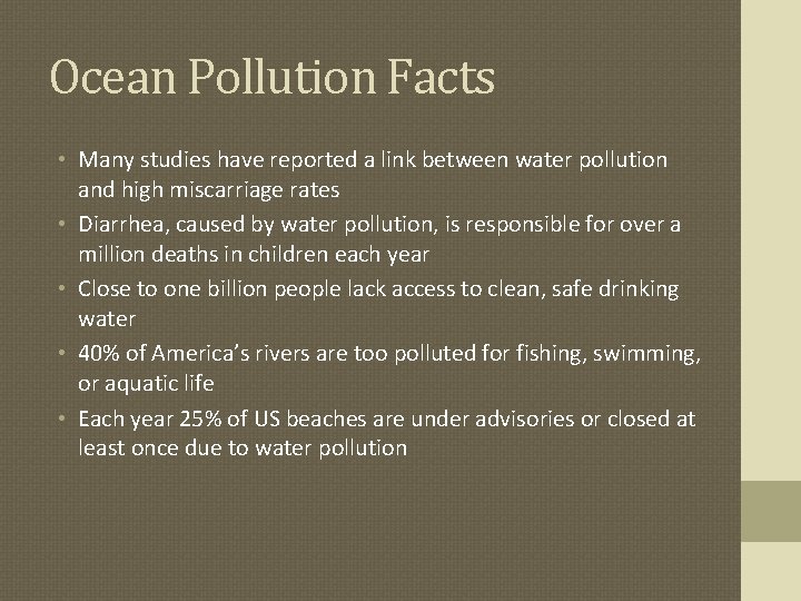 Ocean Pollution By Sam Sirin Marine Biology Period