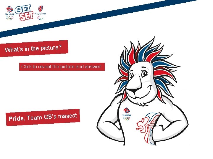 THE MASCOT CHALLENGE Design a mascot for Paralympics