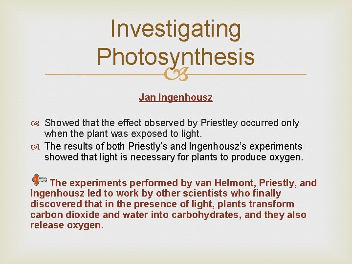 Chapter 8 Photosynthesis 8 2 Photosynthesis An Overview