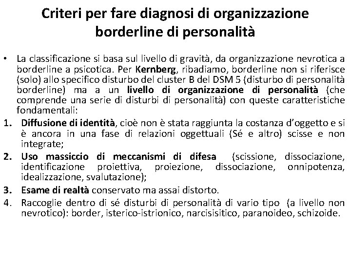 Metodo TFP di Otto Kernberg per la cura