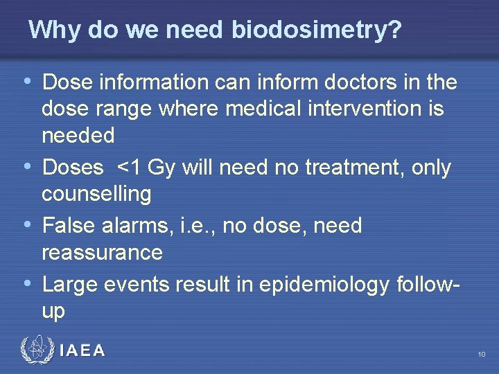 Basics of Biodosimetry Part 1 Lecture Module 2