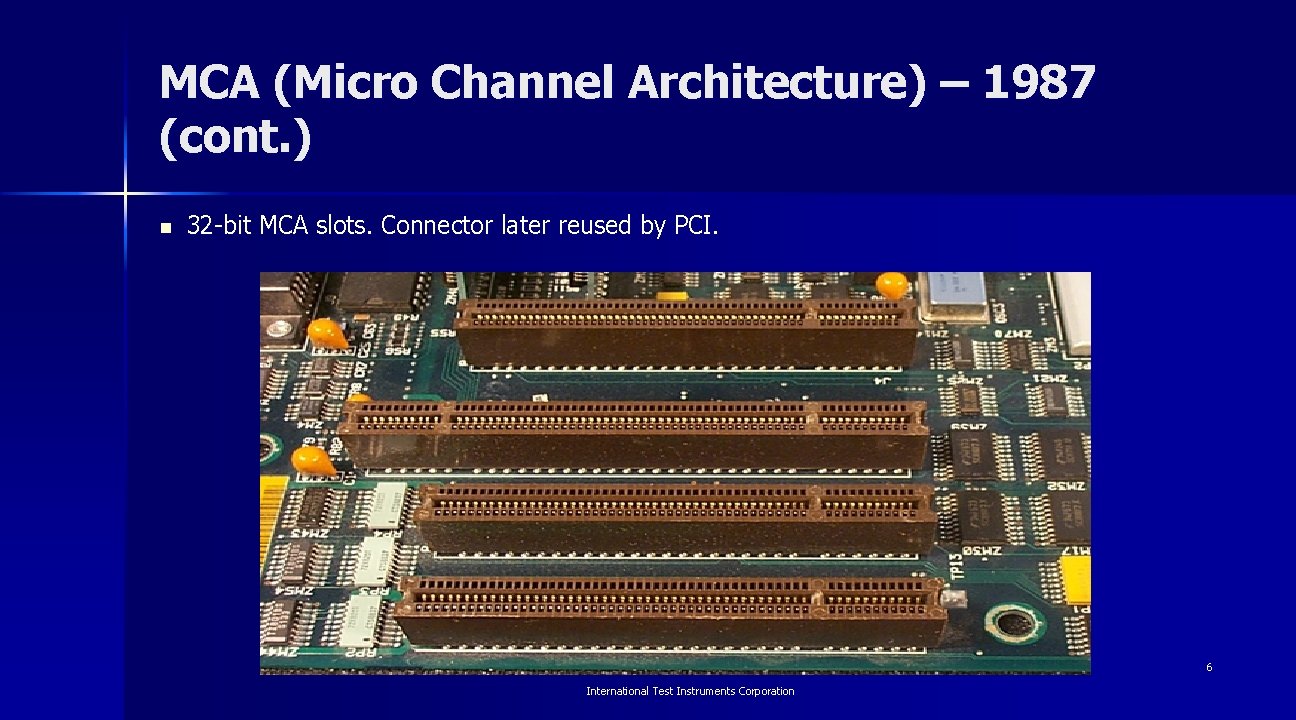 A history of PC buses From ISA to