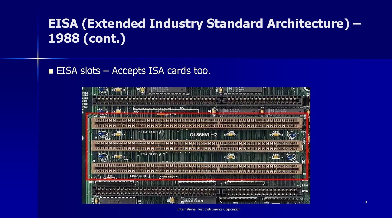 A history of PC buses From ISA to