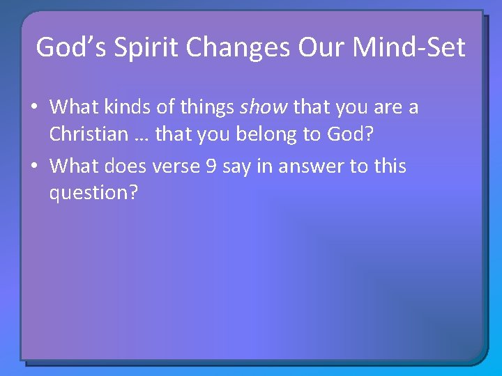 The Holy Spirit Is Essential to a Holy