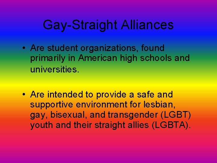 The LGBT Movement The history of the movement