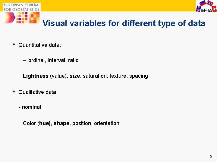 1 Principles of symbolization ESTP Course Use of