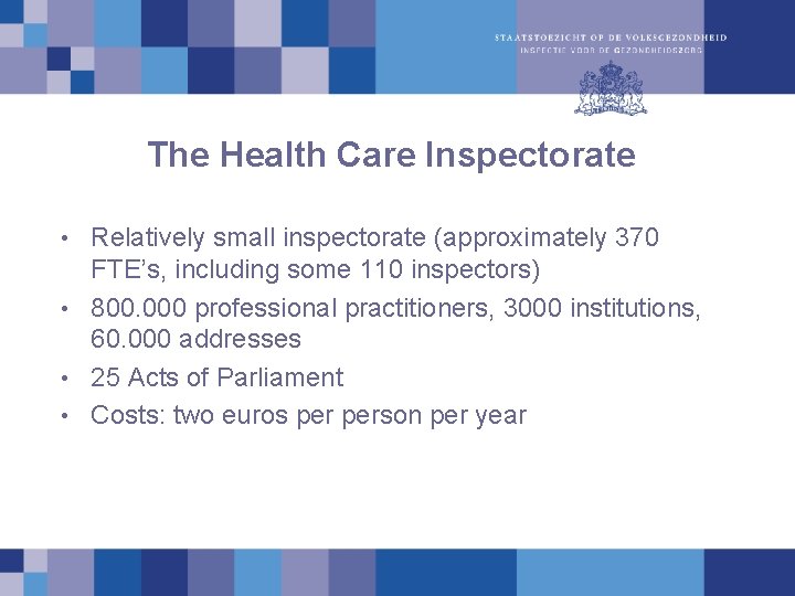 Evaluation program for supervision of public health health