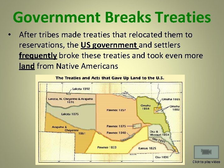 MAIN IDEA Native American life changed dramatically as
