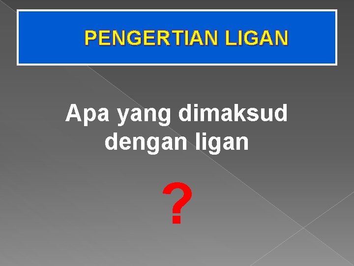Lecture Presentation Coordination Chemistry By Agung Nugroho Catur