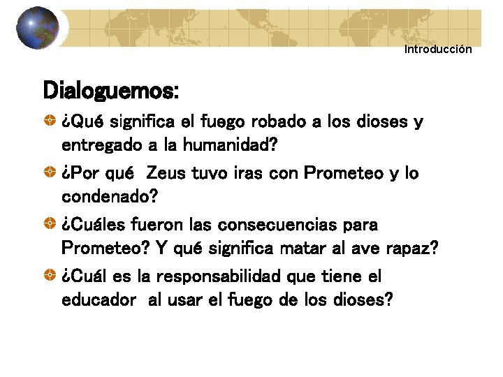 Introduccin Prometeo y su hermano Epimeteo recibieron el