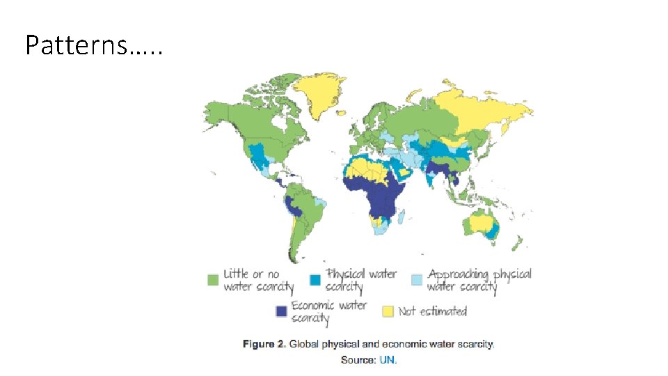 PATTERNS AND TRENDS IN THE AVAILABILITY AND CONSUMPTION