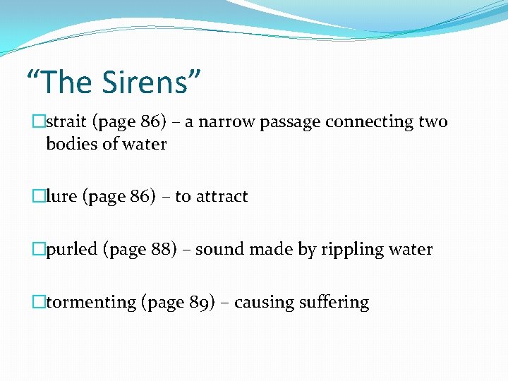 Vocabulary Words Adventures of Ulysses The Ciconians Scything