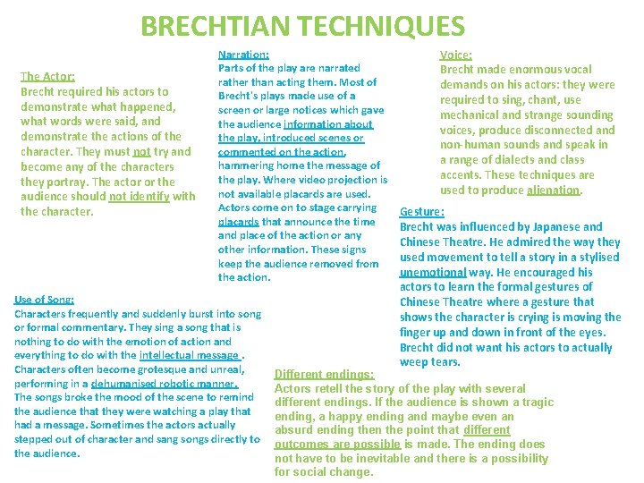 HIGHER DRAMA SECTION 1 TEXTUAL ANALYSIS THE STRANGE