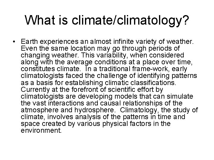 Chapter 10 Global Climate Systems Geosystems 5 e