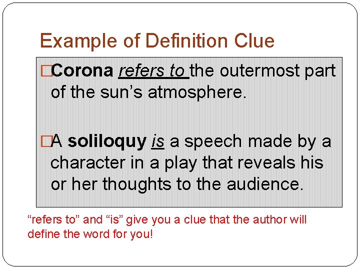 Using Context Clues Improve Your Reading and Vocabulary