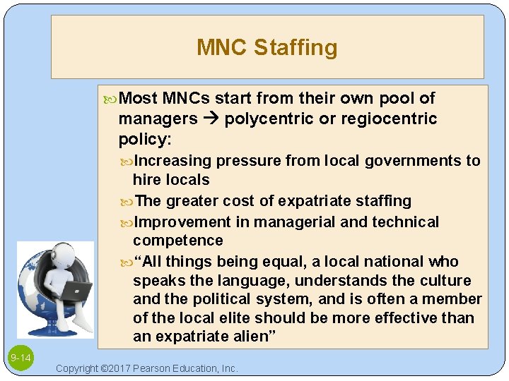 Chapter 9 Staffing Training and Compensation for Global