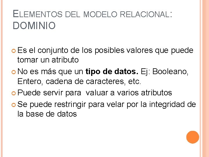 MODELOS LGICOS MODELO RELACIONAL Profr Julin Alejandro Gonzlez