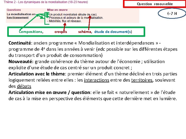 DNL Allemand Le nouveau programme de Terminale HISTOIRE