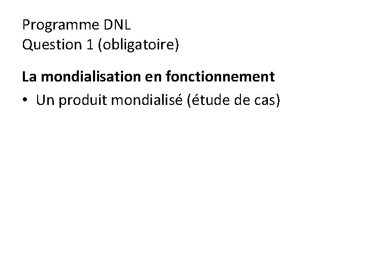 DNL Allemand Le nouveau programme de Terminale HISTOIRE