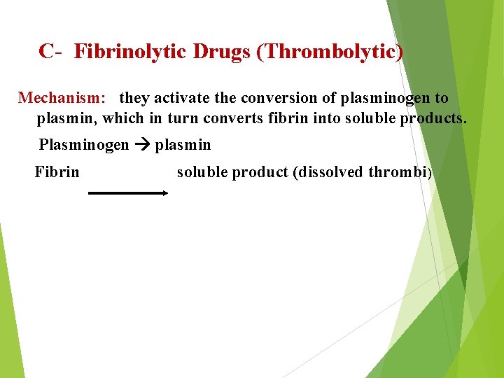 Anticoagulants Antiplatelet and Fibrinolytic Drugs Introduction A thrombus