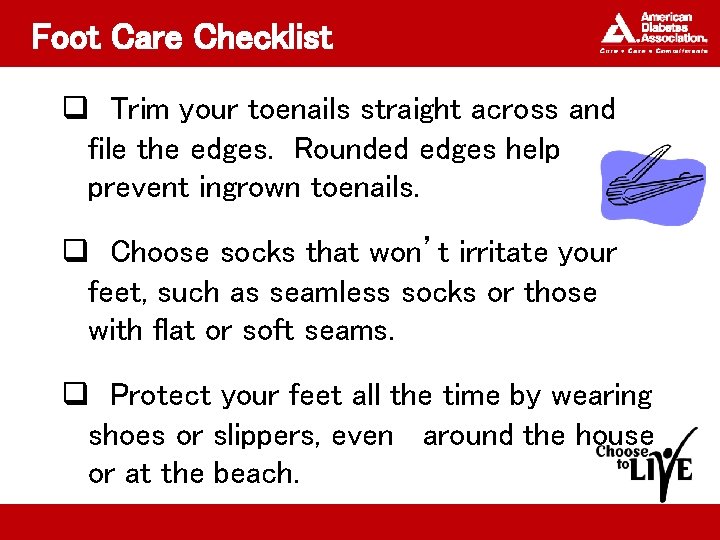 Managing Diabetes Foot Care Topics How can nerve