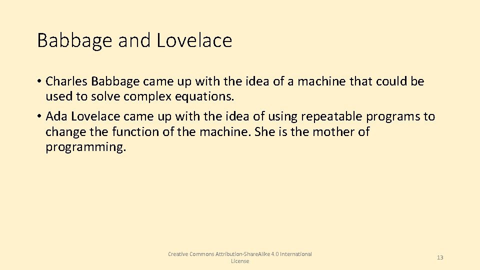 CS 152 Programming Paradigms A History of Computation