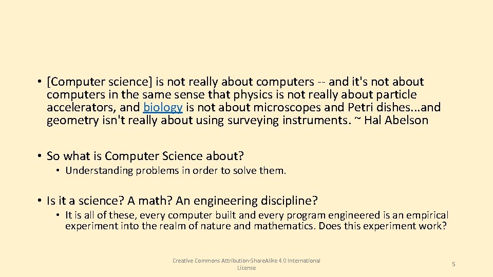 CS 152 Programming Paradigms A History of Computation