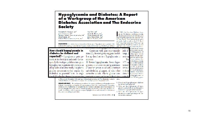 DSME for Preventable Hypoglycemia Linda Gottfredson Ph D