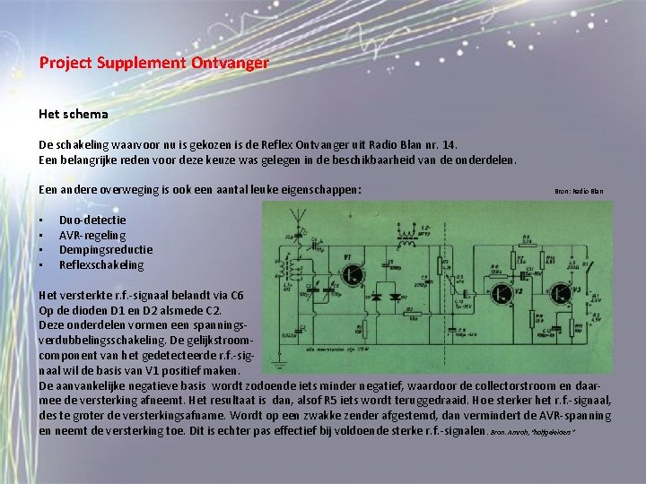 Project Supplement Ontvanger Inleiding Zo vertelt Jan Blan