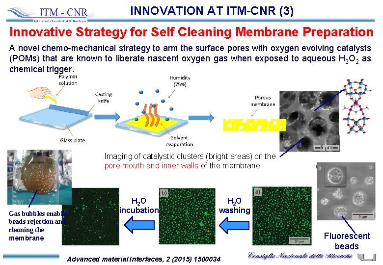 Laboratory for Membrane Preparation and Characterisation Alberto Figoli