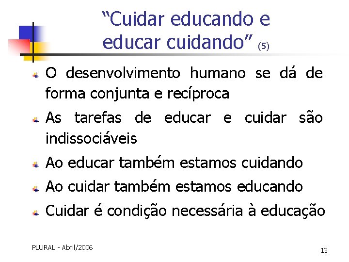 A identidade e a formao dos Profissionais de