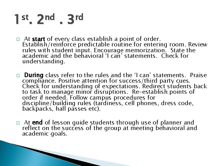 IB Learner Profile and Classroom Management Presented by