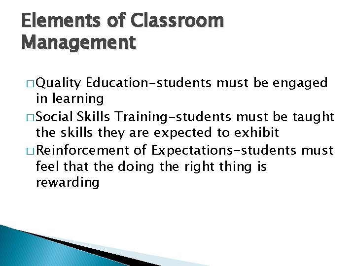 IB Learner Profile and Classroom Management Presented by