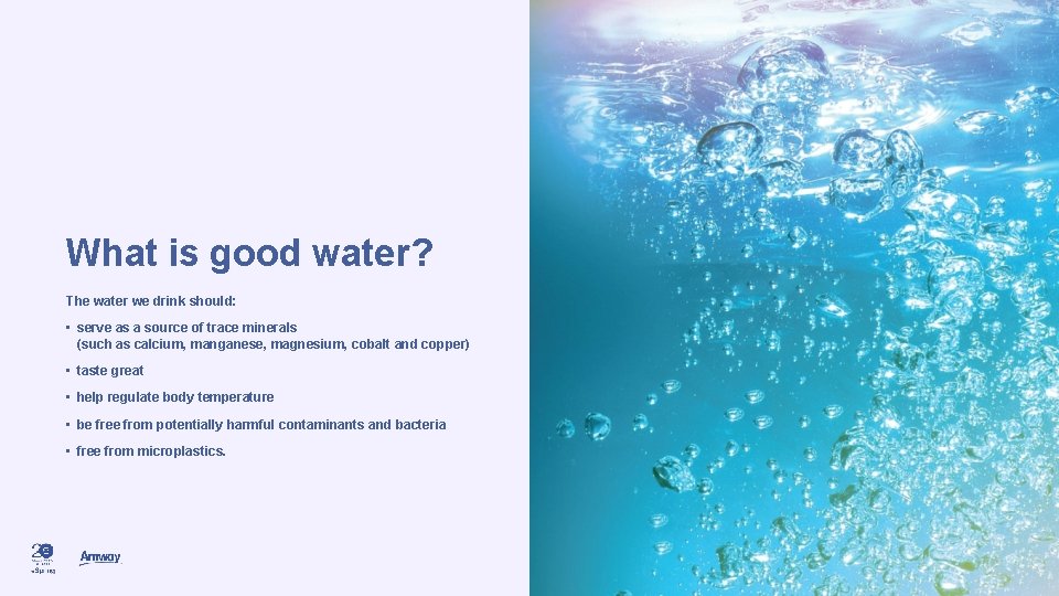 A water treatment system you can trust Clean