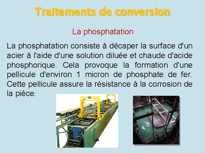 EXPOS DE MCANIQUE LES TATS DE SURFACE Plan
