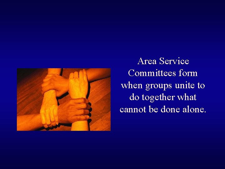 NARCOTICS ANONYMOUS SERVICE STRUCTURE One Addict Helping Another