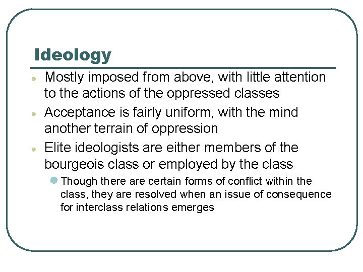 Gramsci Hegemony and Subaltern culture Marxs analysis of