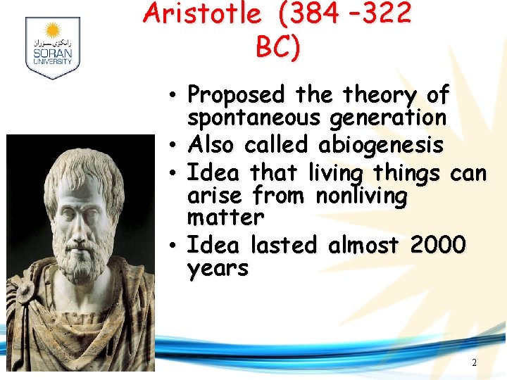 Cell and Molecular Biology The Origin of Life