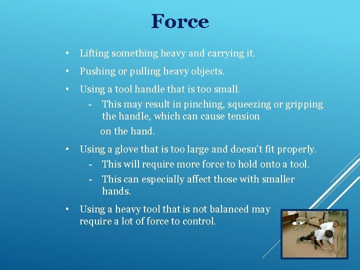 ERGONOMICS LEARNING OBJECTIVES After completing this lesson you