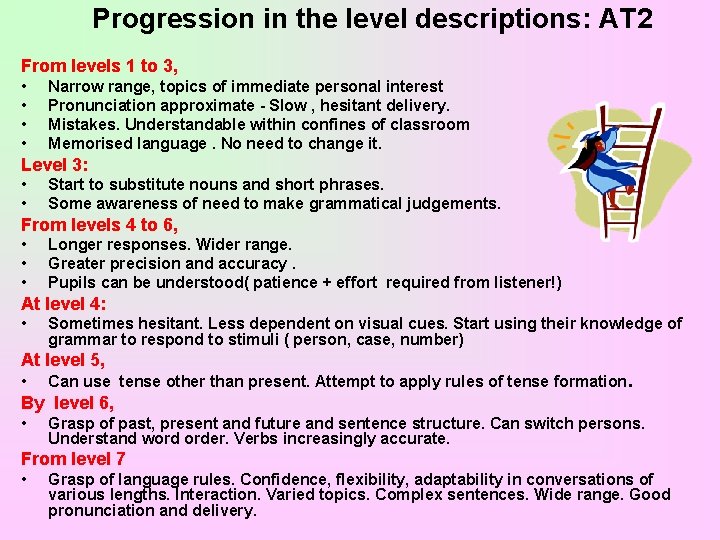 Key stage 3 Teacher Assessment Sylvie Gartau What